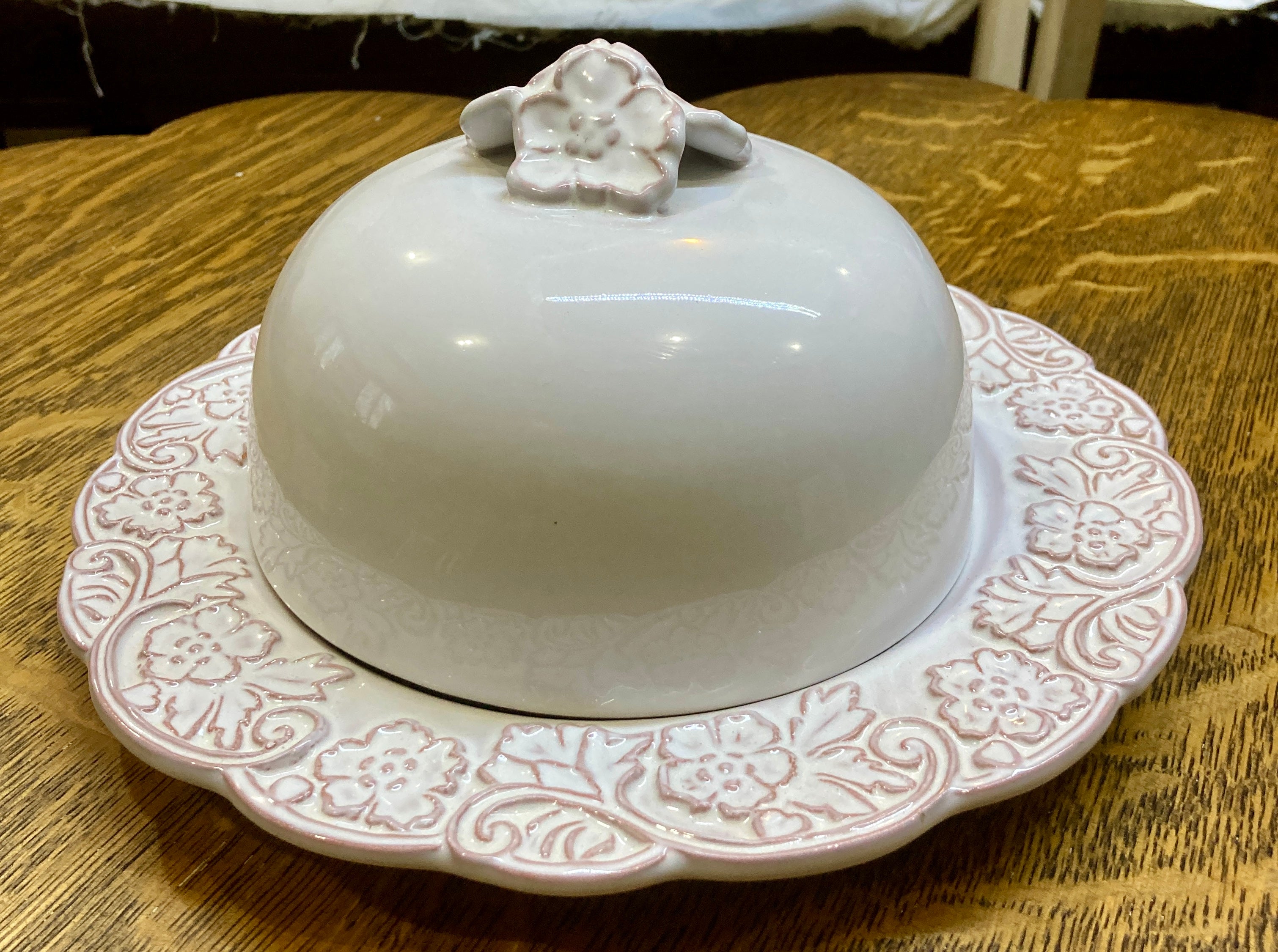 Bianca Portugal Covered Cheese Dish – Red Rock Antiques